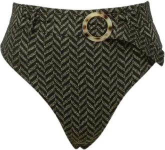 Twinset Femme, Sous-v&ecirc;tements, Noir, Taille: 38 FR 10602 Jacq. Herringbone Slip