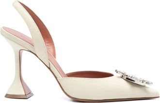 Amina Muaddi Damen, Schuhe, Beige, 37 1/2 EUGröße