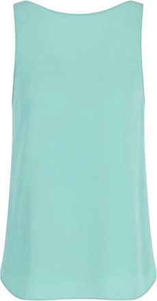 Emporio Armani Femme, Tops, Vert, Taille: 46 FR D&eacute;bardeur en polyester Design &eacute;l&eacute;gant