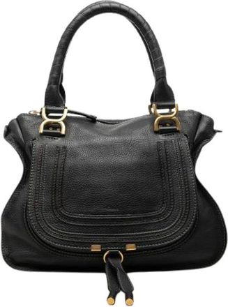 Chlo&eacute; Sac Marcie Pre-owned - Femme - Pre-owned - Noir - Taille: ONE Size