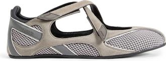 The Attico Femme, Chaussures, Gris, Taille: 40 EU Floor 01 Ballerina Flat