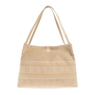 Balmain Mittlere Release Tote Bag - - Bags - Damen - Beige - ONE SIZE