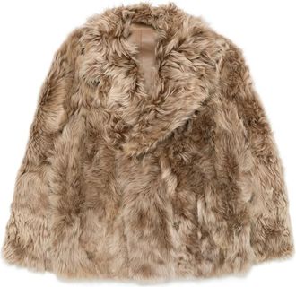 Yves Salomon Shearling Double-breasted Jacket