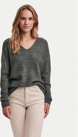 Vero Moda Pullover Crewlefile 10233357 Grün Loose Fit