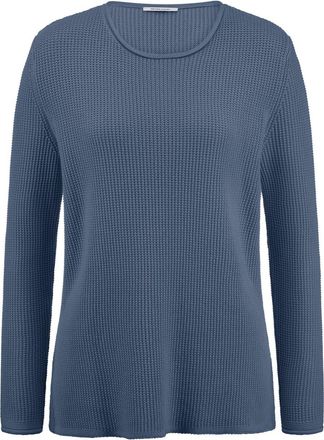 Peter Hahn Rundhals-Pullover Peter Hahn blau