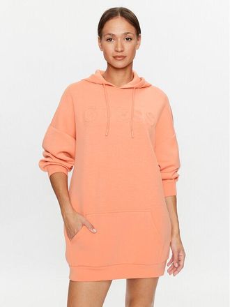 Guess Kleid f&uuml;r den Alltag V3BQ14 K7UW2 Korallenfarben Regular Fit