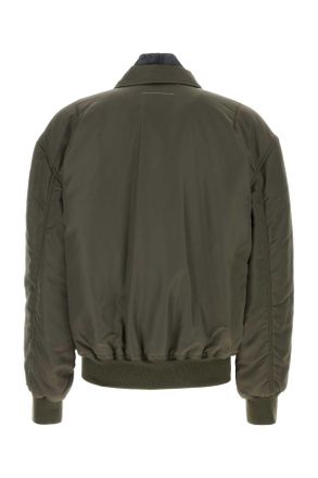 Maison Margiela Nylon Bomber Jacket - Green