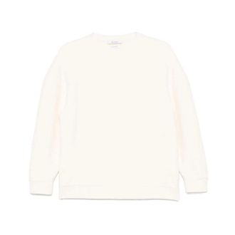 Max Mara Femme, Pulls, Blanc, Taille: 38 FR Pull en laine et cachemire ivoire &agrave; col rond