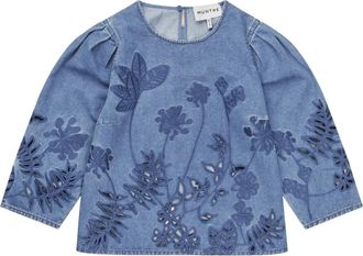 Munthe Femme, Blouses et Chemises, Bleu, Taille: 40 FR Blouses