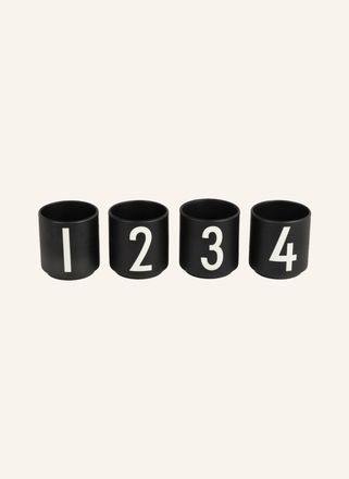 DESIGN LETTERS Design Letters 4er-Set Kerzenhalter Nude schwarz