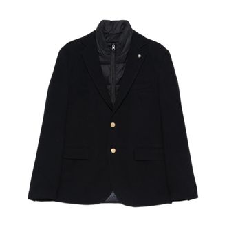 Manuel Ritz Homme, Vestes, Bleu, Taille: L Blazer Crois&eacute;