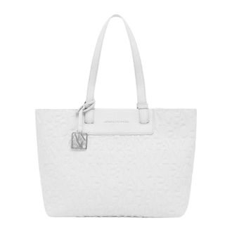A|X Armani Exchange Femme, Sacs, Blanc, Taille: ONE Size Sac Shopper