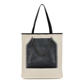 Stella McCartney Trompe L Oeil Canvas Shopping Bag - - Bags - Damen - Mehrfarbig - ONE SIZE