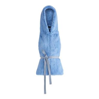 OOF Wear Umweltfreundliche Kunstpelz- und Nylonjacke - - Accessories - Damen - Blau - ONE SIZE