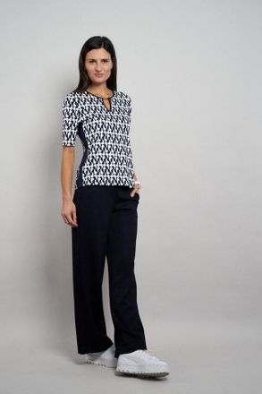 Seidel Moden Rundhalsshirt mit grafischem Muster - MADE IN GERMANY