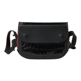 Balenciaga Elegante exotische Leder Kameratasche - - Bags - Damen - Schwarzk - ONE SIZE