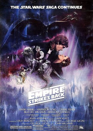 Generic Star Wars The Empire Strikes Back Classic Vintage 80s Filmposter Kunst, glänzend, A2 420 × 594 mm