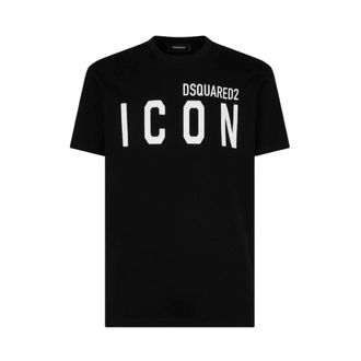 Dsquared2 Logo Icon T-Shirt - - Tops - Herren - Schwarzk - 2XL