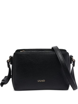 Liu Jo sac &agrave; bandouli&egrave;re &agrave; plaque logo - Noir
