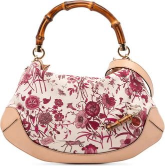 Gucci sac à bandoulière Flora Peggy en toile GG (2016-2025) - Marron