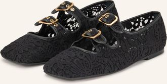 AGL Agl Mary-Jane-Ballerinas Ceramic Romantic schwarz