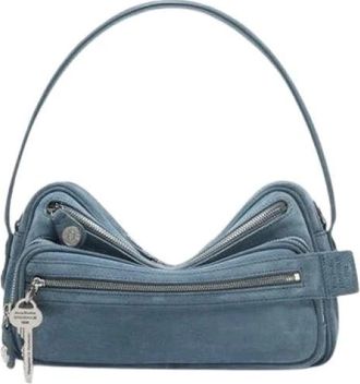 Acne Studios Femme, Sacs, Bleu, Taille: ONE Size Camero Party Suede V