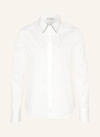 Brunello Cucinelli Brunello Cucinelli Hemdbluse Mit Schmucksteinen weiss