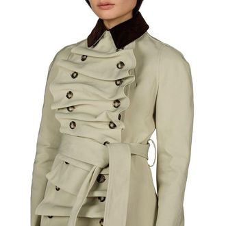 A.W.A.K.E. Manteau ajust&eacute; en coton