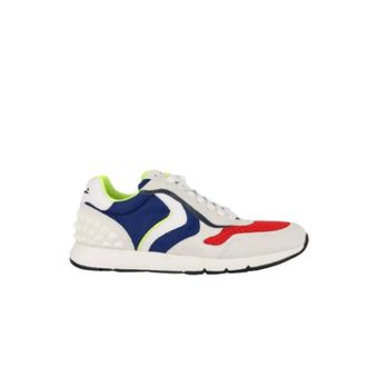 Voile Blanche Vintage Leder Sneakers Wei&szlig;-Blau-Rot - - Shoes - Herren - Mehrfarbig - 41 EU