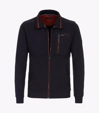 Casamoda Sweatjacke farbige Rei&szlig;verschl&uuml;sse