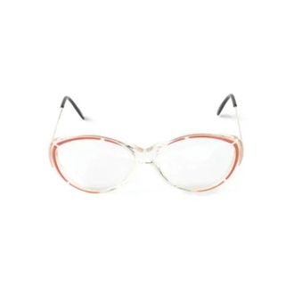 Saint Laurent Pre-owned Acetat sonnenbrillen - - Pre-owned - Damen - Wei&szlig; - ONE SIZE