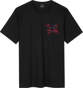 Paul Smith Homme, Tops, Noir, Taille: XL T-Shirt Happy International