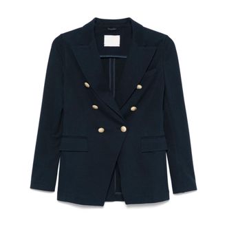 Circolo 1901 Femme, Vestes, Bleu, Taille: 36 FR Veste Bleue