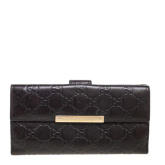 Gucci Pre-owned Leder Portemonnaies - - Pre-owned - Damen - Braun - ONE SIZE