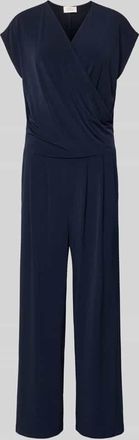 robe l&eacute;g&egrave;re Jumpsuit in Wickel-Optik mit V-Ausschnitt