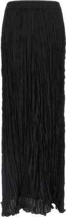 P.A.R.O.S.H. P.a.r.o.s.h., Femme, Jupes, Noir, Taille: 42 FR Long Soph Pleated Skirt