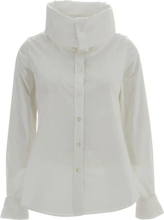 7 For All Mankind Chemise Popeline Manches Longues - Femme - Blouses et Chemises - Blanc - Taille: 38 FR