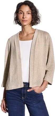 Street One Veste Ouverte pour Femme, Moonstone Sable, 48