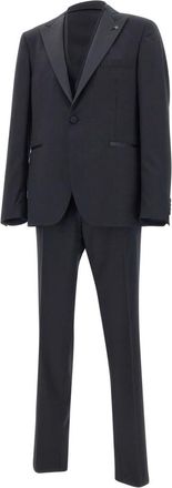 Tagliatore Homme, Costumes, Bleu, Taille: L Costume Trois Pi&egrave;ces en Laine