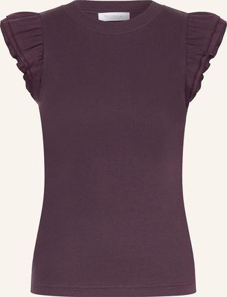 Rich & Royal Top Mit Volants lila