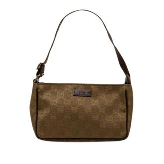 Gucci Pre-owned Canvas Shoulder Bag - - Pre-owned - Damen - Braun - ONE SIZE