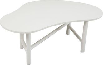 Oviala Oviala - Table basse d&eacute;cor m&eacute;lamin&eacute; &eacute;cru