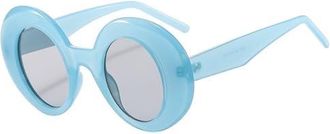 Generic Lunettes De Soleil Rondes For Hommes Dext&eacute;rieur For Femmes(Blue)