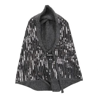 Pinko Pinko, Femme, Accessoires, Gris, Taille: ONE Size Betulla Balaclava