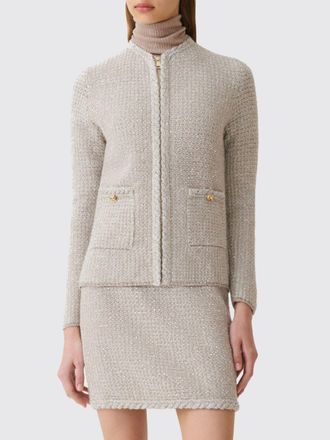 Fabiana Filippi Cardigan slim en laine et cachemire m&eacute;lang&eacute;s avec zip