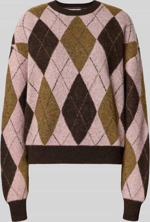 Review Strickpullover im Allover-Look mit Rundhalsausschnitt