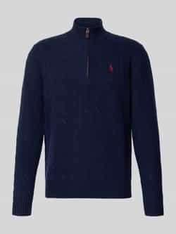 Polo Ralph Lauren Regular Fit Troyer aus Baumwoll-Kaschmir-Mix
