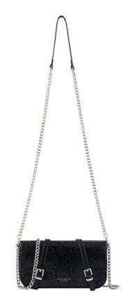 Seidenfelt Manufaktur sac &agrave; &eacute;paule bandouli&egrave;re Lilleby Crossbag Reptile Black noir