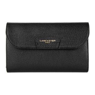 Lancaster Leder Geldb&ouml;rsen Kartenhalter - - Accessories - Damen - Schwarzk - ONE SIZE