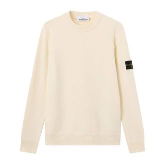 Stone Island Rundhals-Pullover - - Knitwear - Herren - Beige - 2XL